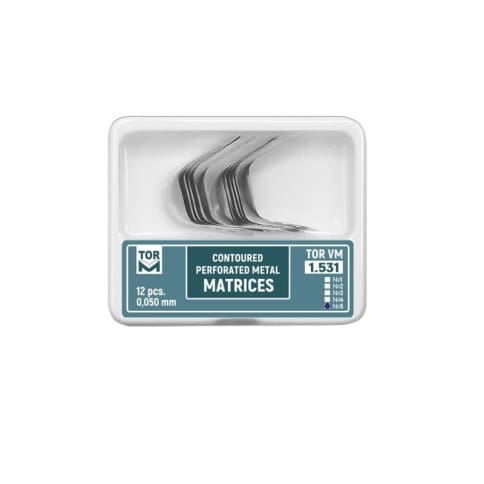 Matrici perforate extra-large cu aripioara 12 bucati 0.050mm TorVM