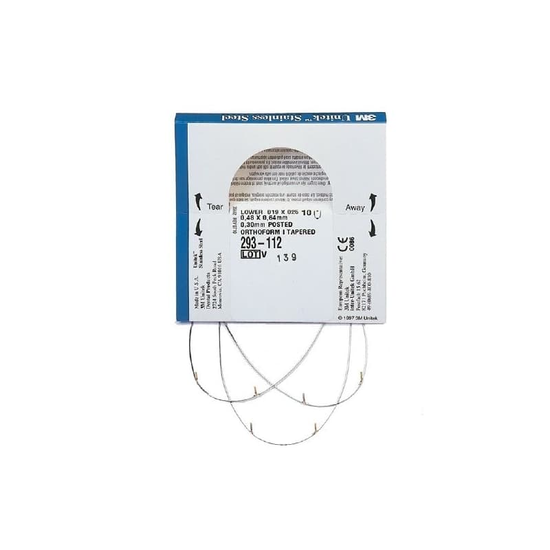 Arc otel presudat rectangular inferior Permachrome Posted 26mm 1 bucata 3M