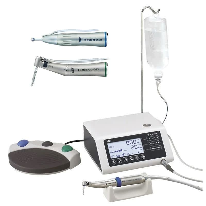 Fiziodispenser Surgic Pro LED NSK + piesa contraunghi X-DSG20L + piesa ...